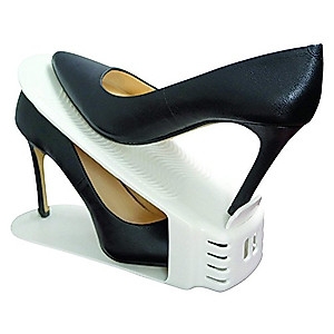 Shoe Slotz 6-Pack Space-Saving Storage Units in Ivory | As Seen on TV | No Assembly Required