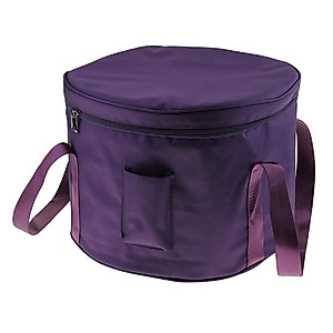 gazechimp 2 Pcs 14in Bowl Carry Cases Travelling Bags Carrier