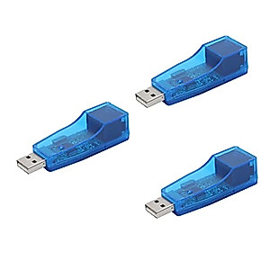 SOLUSTRE 3pcs universal adapter USB adaptor 10/100 ethernet USB lan USB ethernet adapter USB adpter chip computer
