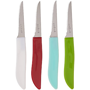 Good Cook 4-Piece Quick Paring Knife Set, multi-color, Small