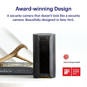 Canary View Indoor Home Security Camera 1080p HD WiFi IP | 24/7 Watch Live Video, Motion Alerts, Two-Way Talk, Night Vision, 10x Zoom, Private Mode, Works with Alexa, Google Assistant and More