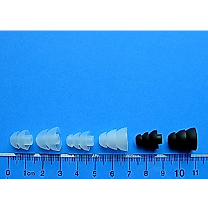 Comfort Fit Kit (FL) Replacement Eartips Earbuds Eargels Compatible with Etymotic etyBLU2, ER-4, hf5, hf3, hf2, mc5, mc3, mc2, and ETY Kids in Ear Stereo Earphones Headset