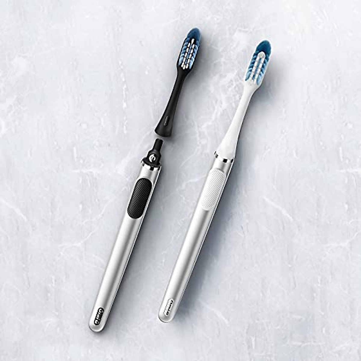 Oral-B Clic Toothbrush Replacement Brush Heads, Black, 2 Count