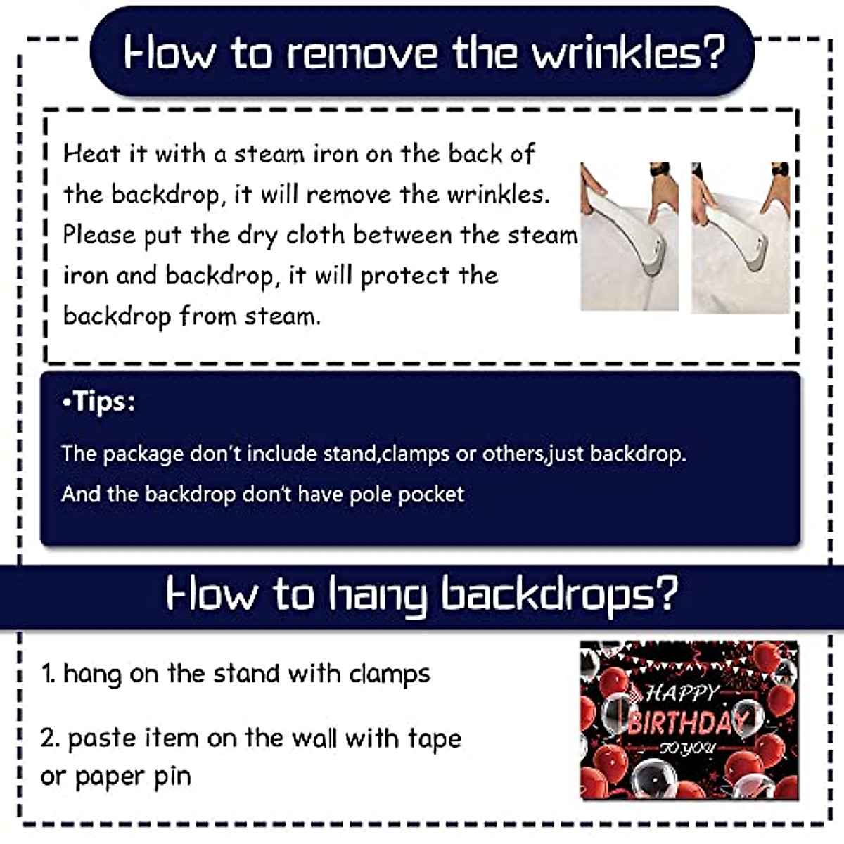 CGXINS Red and Black Happy Birthday Photography Backdrop Balloon Confetti Happy Birthday Banner for Men Woman Birthday Party Decorations 5x3ft Anniversary Party Photo Background