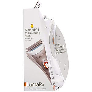 LUMA WDF4840 Double Foil Head Cordless Women's Smooth Ladies Waterproof Body Shaver with Almond Oil Infusion