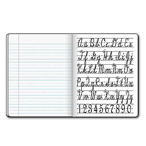 iScholar Grade 1 Primary Composition Book, 7.5 x 9.75 Inches, 80 Sheets, Skip Line Ruling, Green Marble (10028)