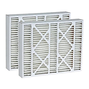 Tier1 20x25x5 Merv 8 Replacement for Bryant MU2025 / M8-1056 Air Filter 2 Pack