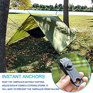 JONMON Tarp Clips, 12Pcs Lock Grip Heavy Duty Awning Tent Clamps Fasteners Holder Set for Outdoor, Camping, Caravan Canopies, Pool, Car Covers