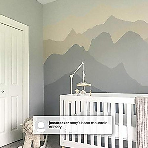 Delta Children Essex 4-in-1 Convertible Baby Crib, Grey with Natural Legs