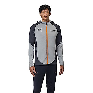 McLaren F1 Men's Full Zip Hoodie (L, Gray)