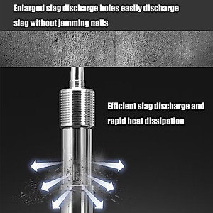 Concrete Nail Gun Kit – 5 Speed Adjustable Steel Nail Gun with 50 pcs Nails – Portable & Fast Wall Shooting Machine – Multipurpose Wall Anchor Wire Slotting Device for Household Woodworking