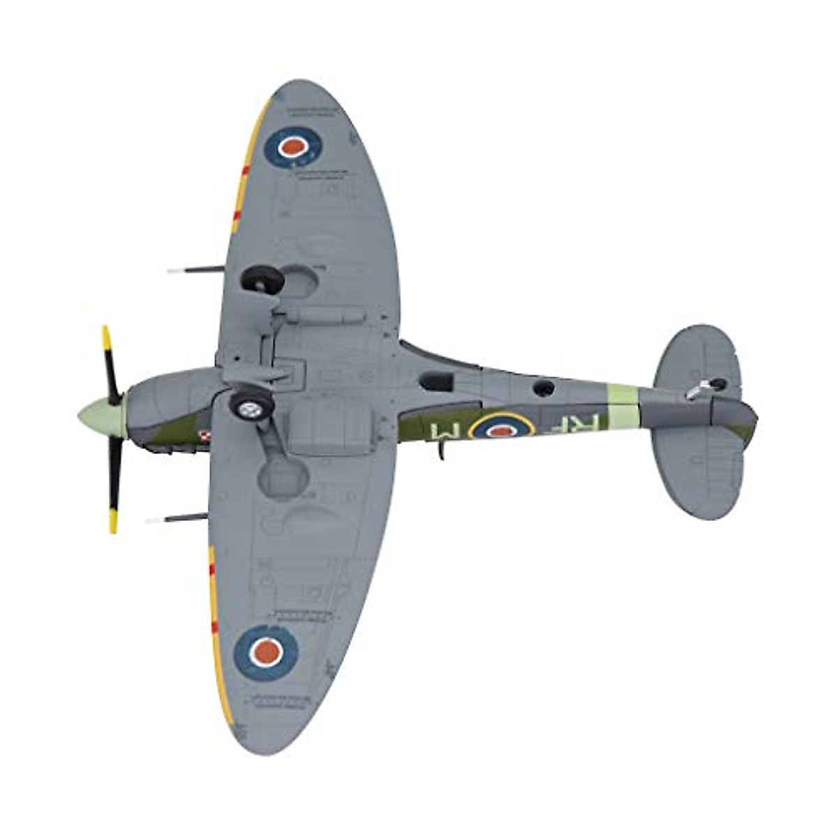 TANG DYNASTY(TM) 1:72 Supermarine Spitfire Fighter Attack Metal Plane Model, World War II Royal Air Force 1941, Military Airplane Model,Diecast Plane,for Collecting and Gift