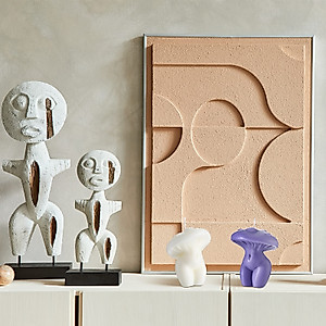 2 Pcs Mushroom Body Candle Body Shaped Aesthetic Candles Goddess Mushroom Cool Candle Soy Wax Trendy Candles Female Body Candle Woman Body Decorative Candle for Home Table Scented Candle Decor