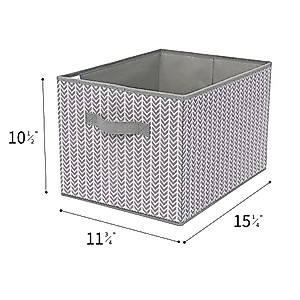 GRANNY SAYS Bundle of 1-Pack Extra Large Rectangle Storage Bins & 3-Pack Rectangle Storage Bins for Closet