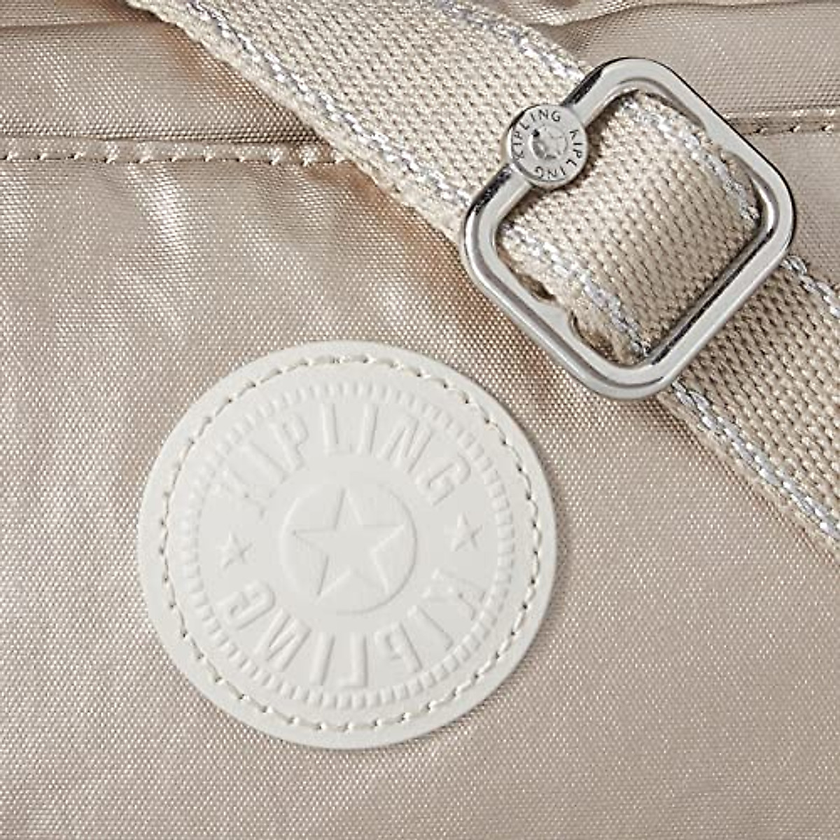 Kipling Women's Abanu Crossbody Bag, Metallic Glow