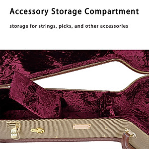 Crossrock Hard-Shell wood case for 11~12.5'' Openback Banjos with removable shoulder straps-Tweed(CRW700OBJTW)