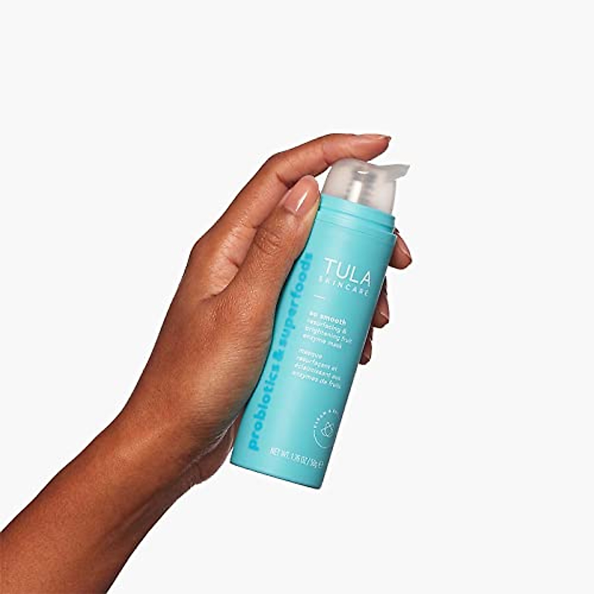 TULA Skin Care So Smooth Resurfacing & Brightening Fruit Enzyme Mask - Face Mask to Smooth and Brighten Skin, Evens the Look of Skin Tone, 1.76 oz.