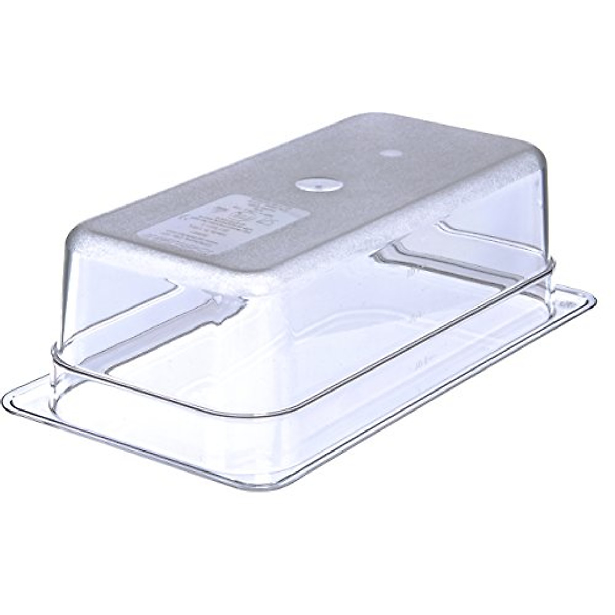Carlisle FoodService Products Plastic Food Pan 1/3 Size 4 Inches Deep Clear