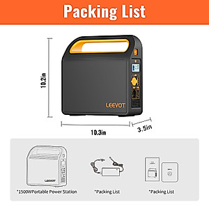 Portable Power Station 300W 288Wh Solar Generator With 60W USB-C PD Output 110V Pure Sine Wave AC Outlet Backup Lithium Battery Pack Fast Charge Protable Generator For Camping Outdoor Home
