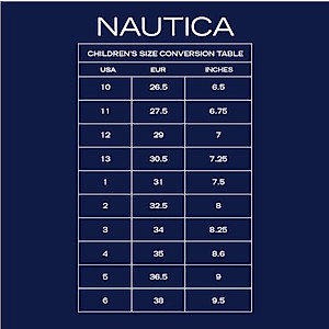 Nautica Kids Light Up Flashing Sneaker Athletic Strap Running Shoes Boy Girl Toddler Little Kid -Towhee Buoy Lights-Grey Cobalt Size-12