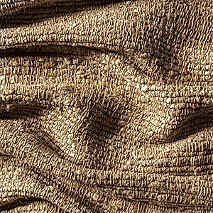 nuLOOM Vicky Striped Jute Blend Tasseled Area Rug, 5' x 8', Natural