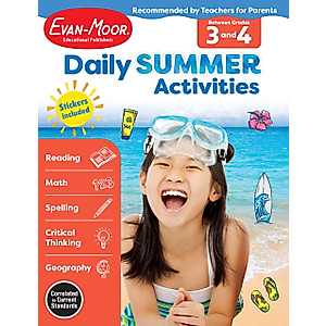 Evan-Moor Daily Summer Activities, Grade 3-4