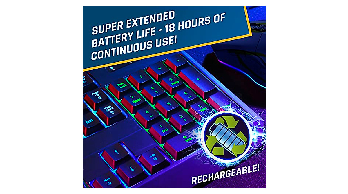 KLIM Blaze & Chroma Wireless Gaming Bundle - RGB Keyboard & Mouse