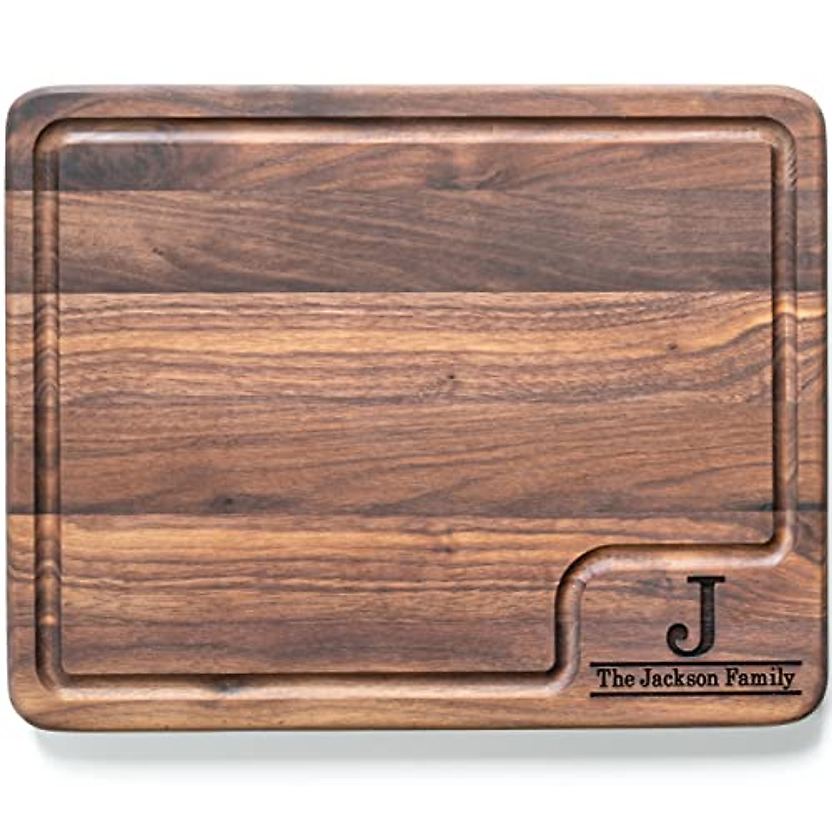 Custom Cutting Boards Wood Engraved Cutting Board Personalized, USA Made - Thick Red Oak/Walnut Personalized Cutting Boards Wood Engraved, Handmade Cutting Boards