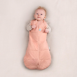 ergoPouch 0.2 Tog Jersey Sleeping Bag – Arms-Out Baby Sleep Sack – Soft, Breathable & Comfortable (8-24 Months, Berries)