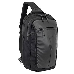 Elite Survival SMOKESCREEN Concealed Carry Slingpack, Single Strap Backpack (Black)