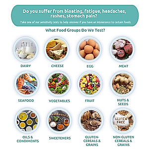 Basic Food Sensitivity Test by SSC, 400+ Items Tested | Hair Strand Food Intolerance Test Kit| Food & Drink Sensitivities, Intolerance Testing Kit for Adults