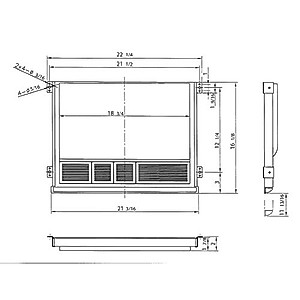 Qline Underdesk Pencil Drawer Organizer Tray 23" W Slide Out Ball Bearing Slides