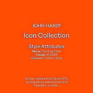 John Hardy Men's 11mm Chain Bracelet, Classic Chain Collection