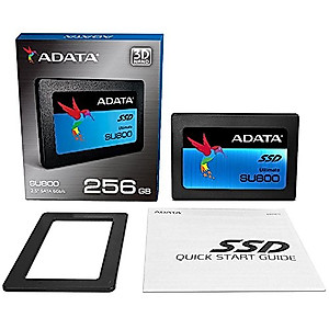 ADATA SU800 256GB 3D-NAND 2.5 Inch SATA III High Speed Read & Write up to 560MB/s & 520MB/s Solid State Drive (ASU800SS-256GT-C)