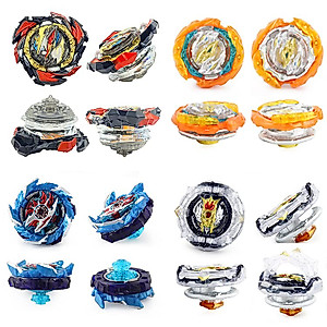 Bey Battle Burst Gyro Blade Toy Set Great Present for Kids Children Boys Ages 6 8 10 12+ Metal Fusion Attack Top Battling Game 10 Spinning Tops 2 Two-Way Launcher 2 Handles