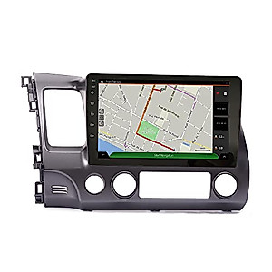 Android 10 Autoradio Car Navigation Stereo Multimedia Player GPS Radio 2.5D Touch Screen forHonda Civic 2004-2011 Quad Core 1GB Ram 16GB ROM