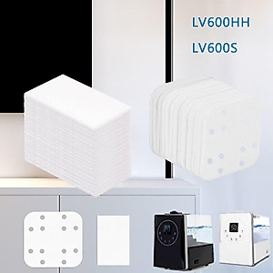 Replacement Filters Compatible with LEVOIT LV600HH Humidifier (20 Pack Humidifier Mineral Absorption Pads and 20 Pack Aroma Pads)