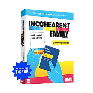 WHAT DO YOU MEME? Incohearent Family Edition - The Family Game Where You Compete to Guess The Gibberish - Family Card Games for Kids and Adults, Easter Family Games