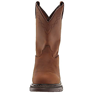 Rocky Men's Original Ride Western Boot, Trail Brown, 9 Wide