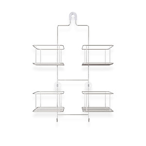 Better Living Products 13228 ECLIPSE Hose Keeper Shower Caddy, Chrome