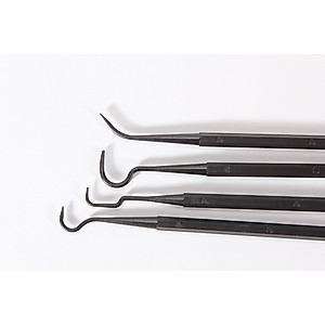 Lyman 6 Piece Pick & Brush Gun Cleaning Kit Brass/Nylon, Black, One Size, 04038