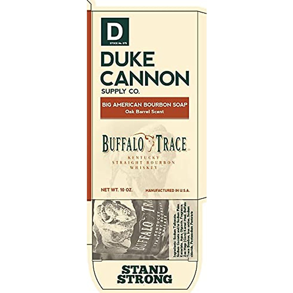 Duke Cannon Supply Co. Big Bourbon Beard Kit for Men - 1.6 oz. Beard Balm & 3 oz. Oil, 10 oz. Bourbon Soap, Premium Grooming Set