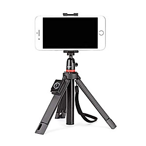 JOBY JB01550-BWW TelePod Mobile Tripod for Smartphone and Camera - Bluetooth Remote, Monopod, Selfie Stick, Vlogging, iPhone, Mirrorless, 360, Action Camera, Lights