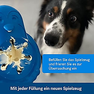 PetSafe Freezable Treat Food Dispensing Chew Toy, Medium/Large, Chilly Penguin