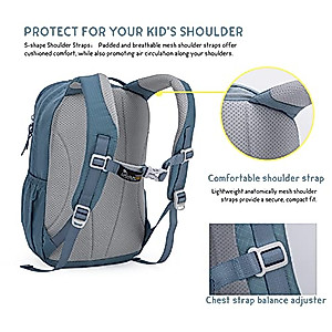 MOUNTAINTOP Kids Backpack for Boys Girls Kindergarten Preschool Water-resistant Children Backpacks, Blue