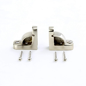 Renovators Supply - Stair Rods for Carpet Runners - Brushed Satin Nickel Over Brass Stair Runner Rods - Holder Bracket Hardware Included to Secure Carpet Runners - 39 5/8 Inches, Pack of 13