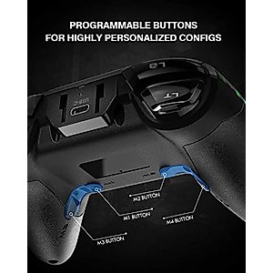 EasySMX Wireless PC Controller, Dual-Vibration Joystick Gamepad Computer Gaming Controller for PC Windows 7/8/10/11/12, Steam, PS3, Switch and Android- Black
