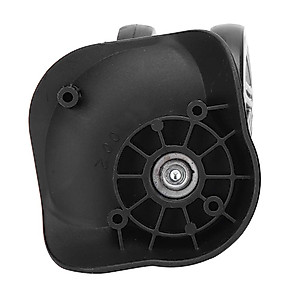 Zerone Double Row Large Wheel,1Pair Outdoor Double Row Large Wheel Drawbar Box Code Case Suitcase Accessory