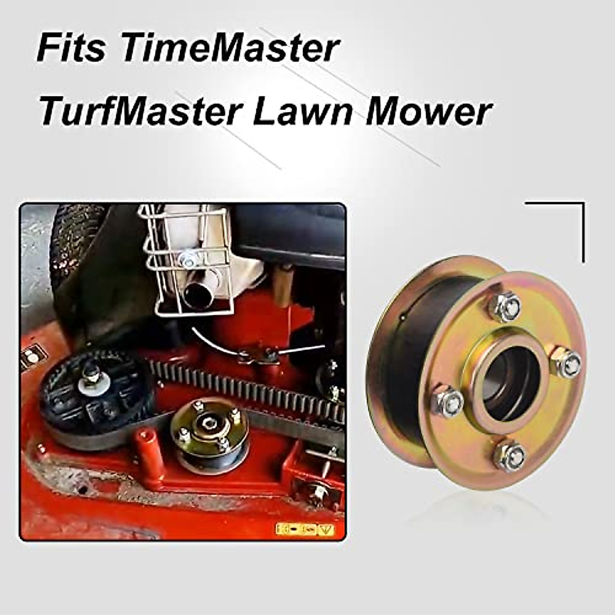 Karbay 131-4529 Pulley Kit 30", Compatible with Toro 131-4509, 125-2532, fits TimeMaster TurfMaster Lawn Mower