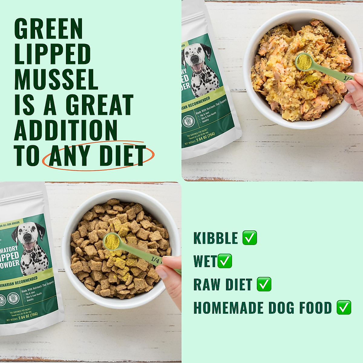 Green Lipped Mussel & Gut Health for Dogs of All Ages & Breeds